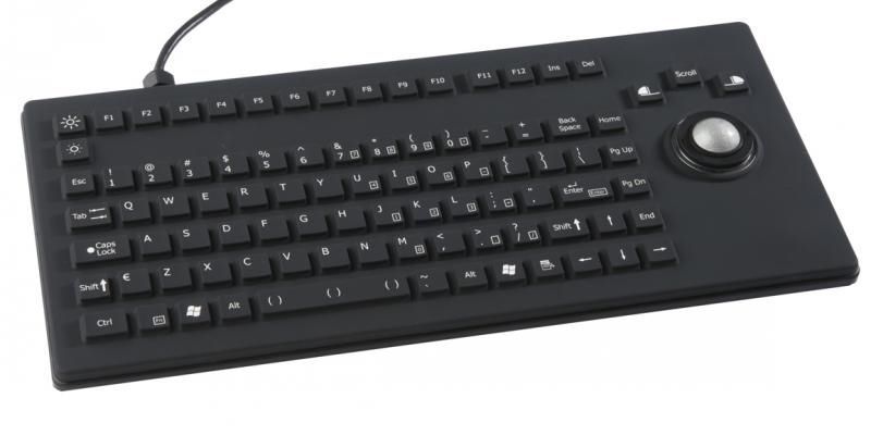 Ship computer keyboard - RKCT92-MC1 - NSI - 92-key / with trackball / IP67