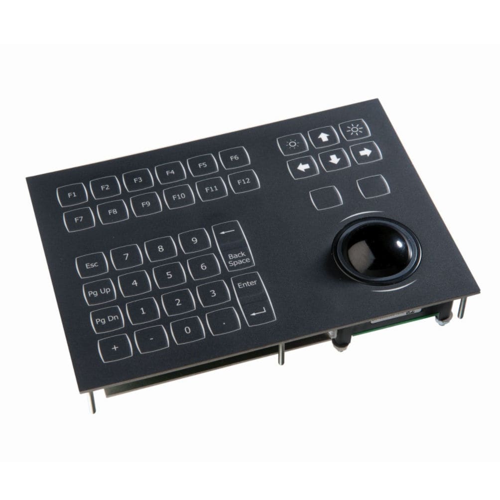 Ship computer keyboard - KSML38 - NSI - 38-key / with trackball / IP65