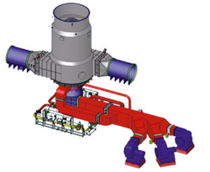Ship burner - GCU - SAACKE - LNG / liquefied natural gas