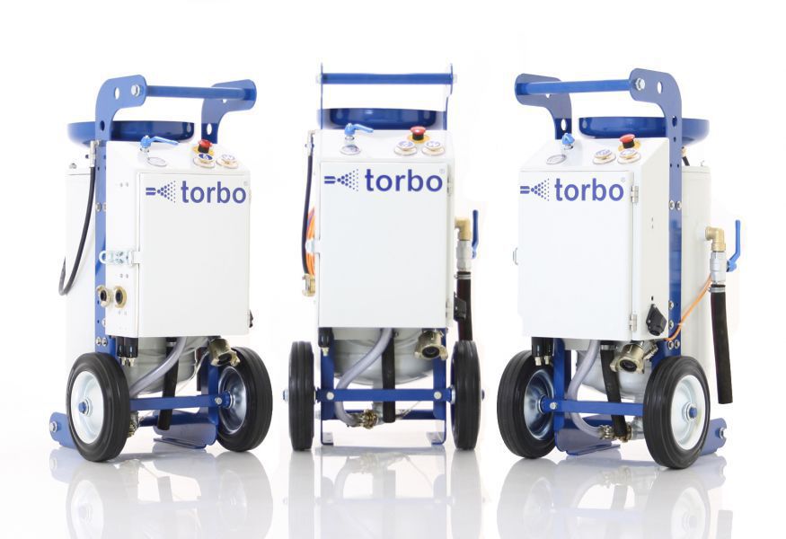 Shipyard sandblasting machine - SoftLine S - torbo - mobile