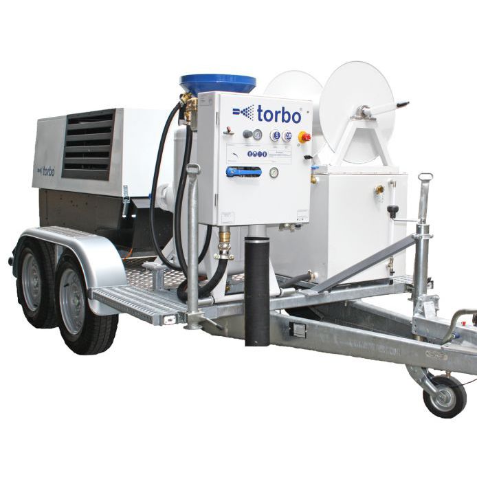 Shipyard sandblasting machine - torboCar AC50 - torbo - mobile