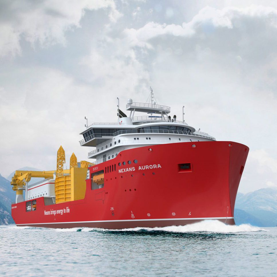 Cable special vessel - Nexans Aurora - ULSTEIN