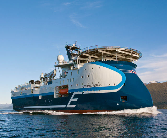 Seismic research ship - Oceanic Sirius - ULSTEIN