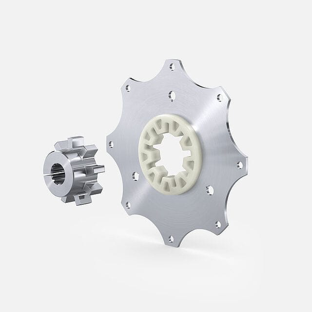 Rigid mechanical coupling - HYDROFLEX MA-R - VULKAN Marine - flange ...