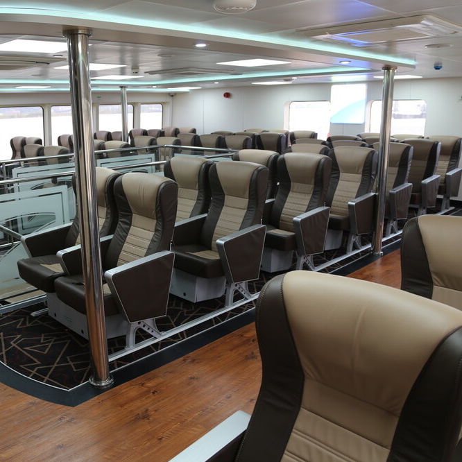Passenger ship seat - CRUISE EXECUTIVE - West Mekan - with armrests ...