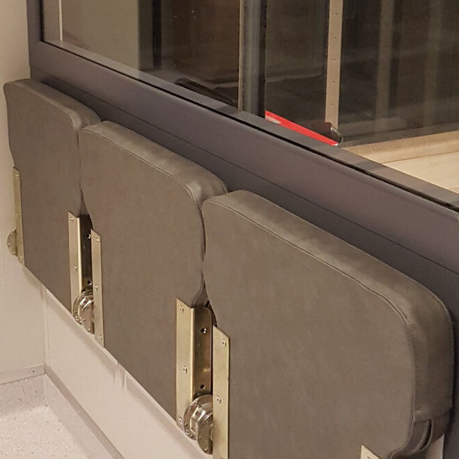 Passenger ship seat - WM 300 - West Mekan - fold-down