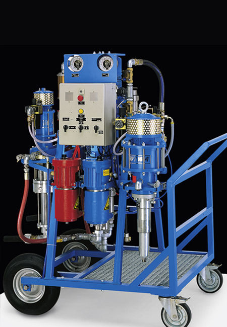 Two-component paint spraying machine - DUOMIX 300/333 - WIWA Wilhelm ...