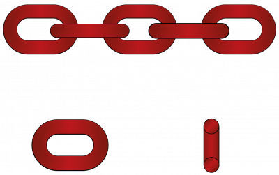 Ship chain - Wortelboer - anchor / short-link