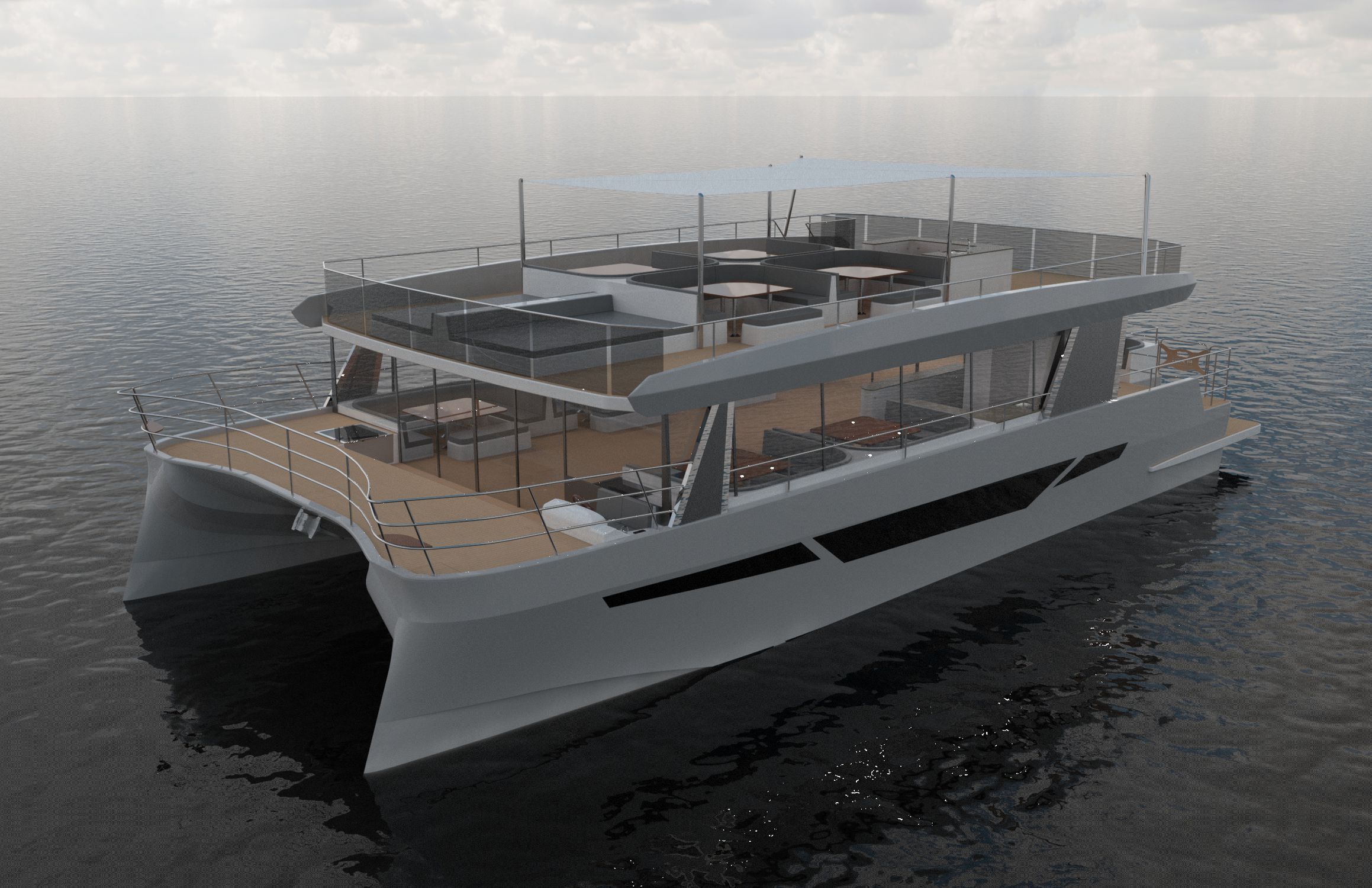 Passenger boat - Power Passenger - Flash Catamarans - catamaran / inboard