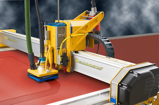 High-speed cutting table - AERONAUT - for shipyards