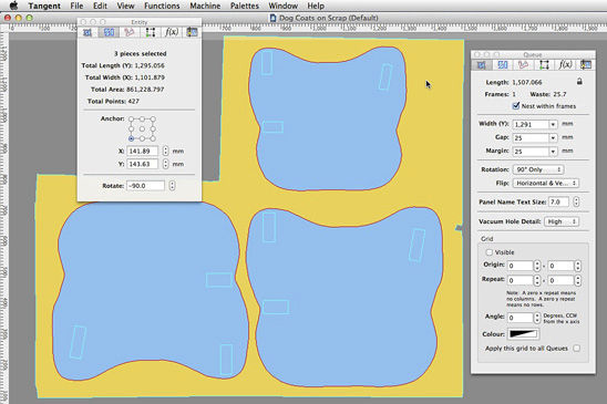 Nesting software - Interactive Nesting - AERONAUT - for fabric cutting ...