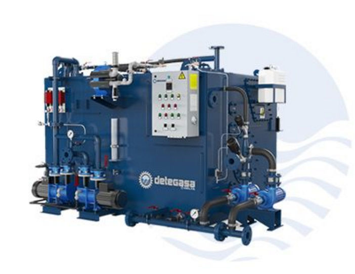 Wastewater treatment system - BIOLOGICAL - DETEGASA - for ships
