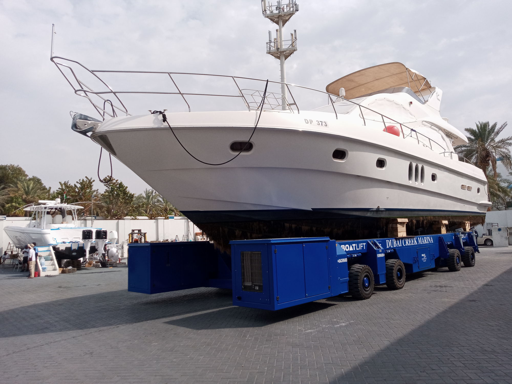 Handling trailer - BL85M-90°DSC - BOAT LIFT - for boat / tandem / hydraulic