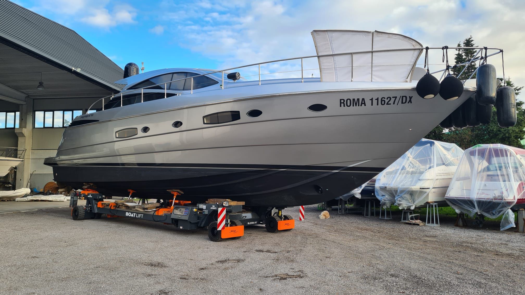 Handling trolley - BL25 MA90°DSC - BOAT LIFT - for boats