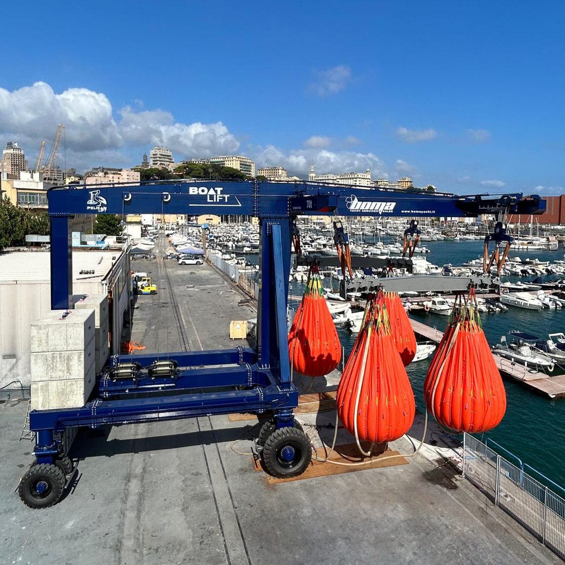Shipyard crane - BL70 MDC - BOAT LIFT - port / for marinas / mobile