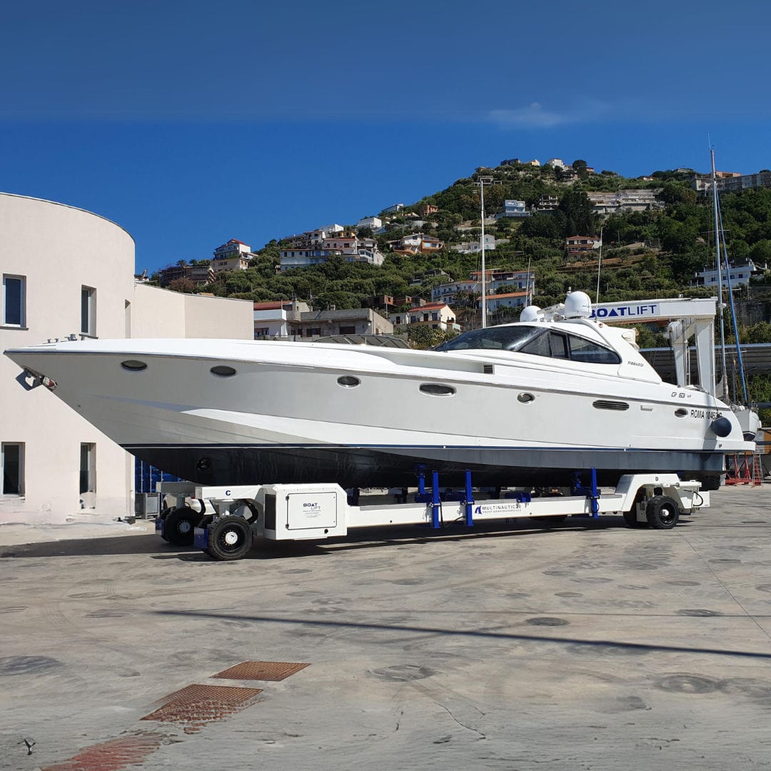 Handling trailer - BL65MA-90°DSC - BOAT LIFT - for boat / tandem ...