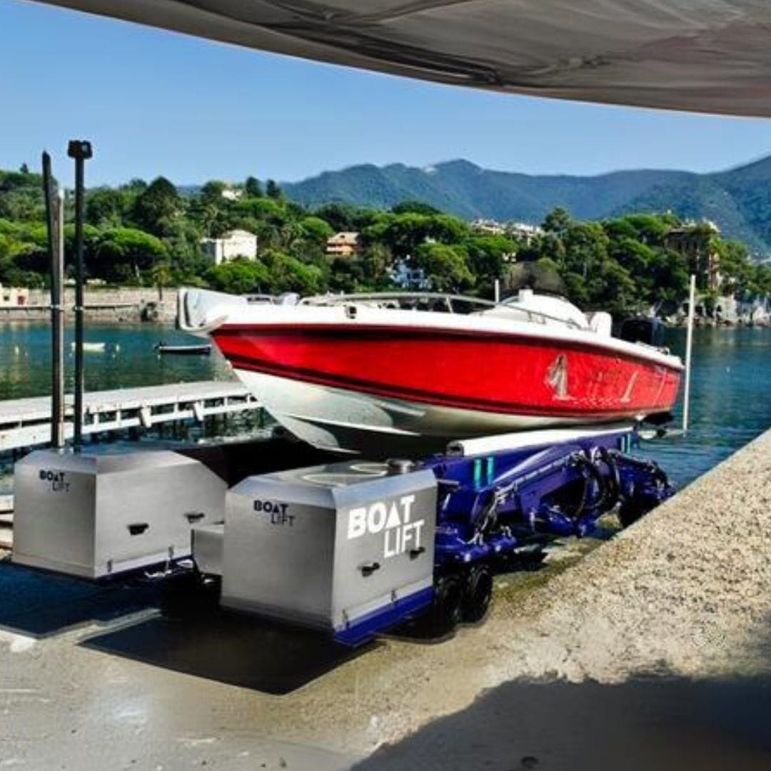 Launching trailer - BL15MA-CROC - BOAT LIFT - for heavy-duty handling ...