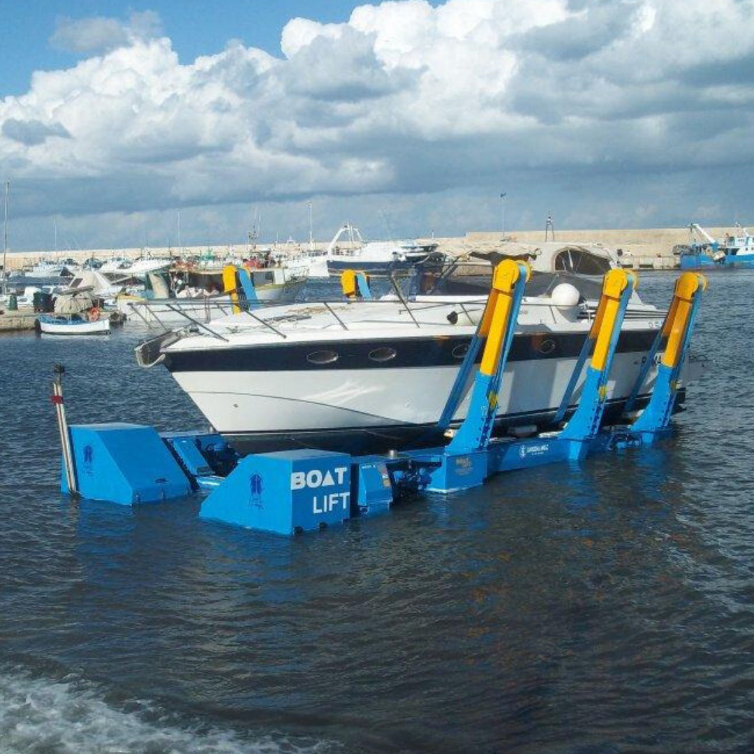 Launching trailer - BL45MA-CROC - BOAT LIFT - handling / for shipyards ...