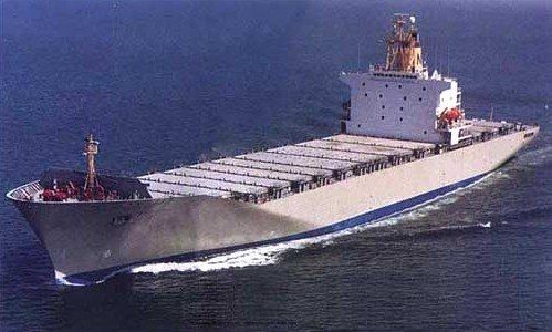 Container ship cargo ship - HAWAII II CLASS - General Dynamics NASSCO