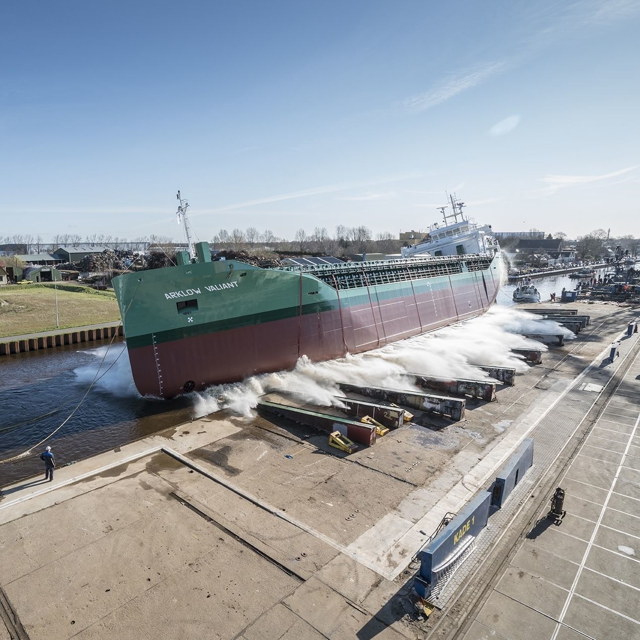 Mini-bulker cargo ship - Arklow Valiant - Royal Bodewes