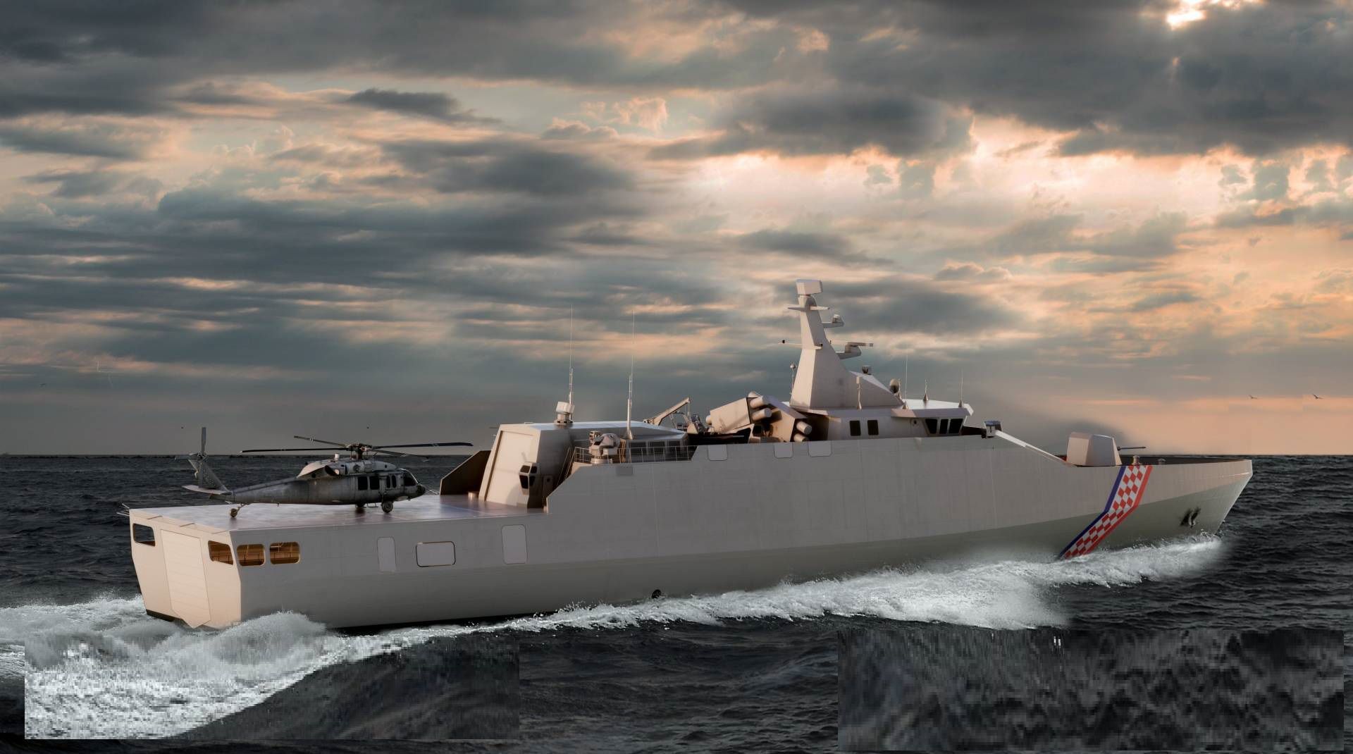 Offshore patrol special vessel - Corvette BIS-91 - Brodosplit Shipyard