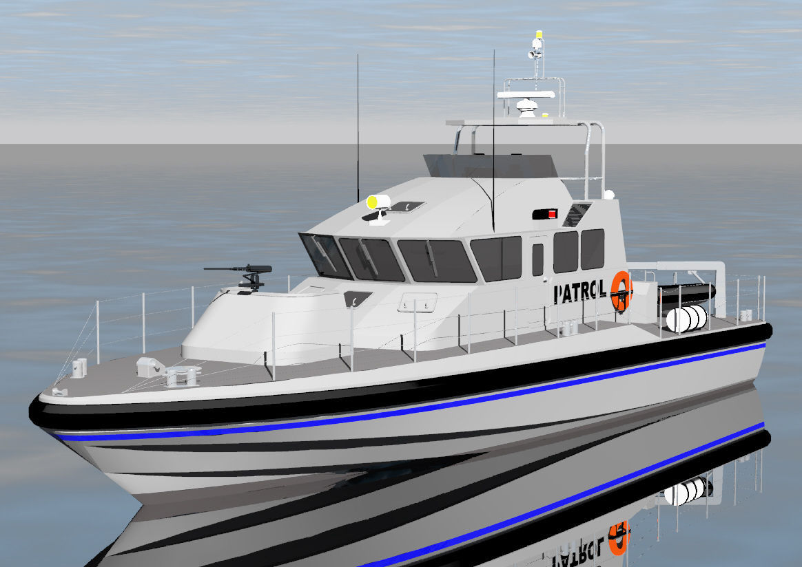 Patrol boat - 23M - Estaleiros Navais de Peniche - inboard / steel