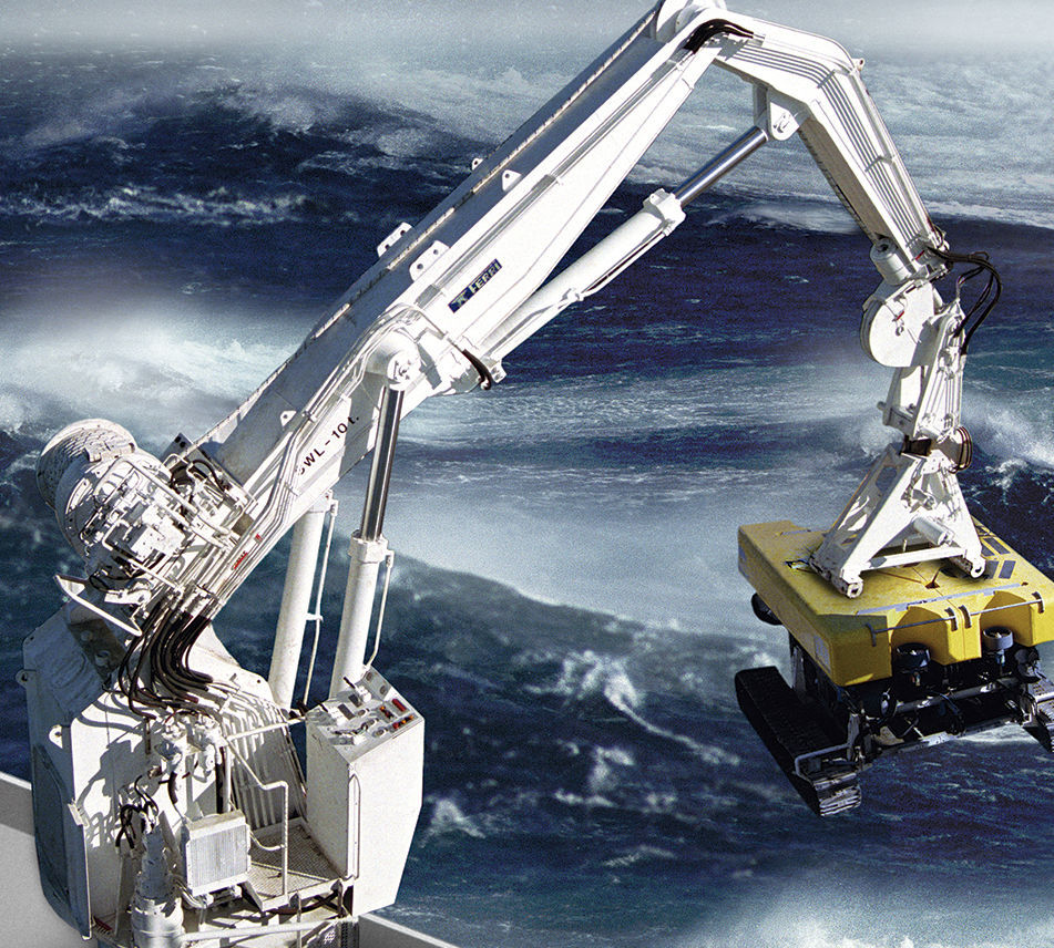 Ship crane - Industrias Ferri, S.A. - articulated