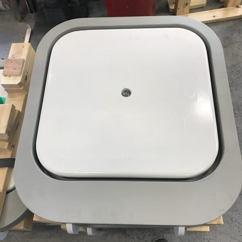 Ship deck hatch - WRH-F-A0 S3 - Libra-Plast AS - square / flush ...