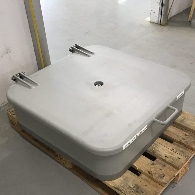 Ship deck hatch - WRH-S-A60 S2 - Libra-Plast AS - square / weathertight ...