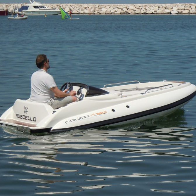 Hydro-jet inflatable boat - 390/380 - Naumatec - rigid / center console ...