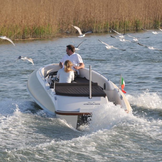 Hydro-jet inflatable boat - 650 - Naumatec - sterndrive / diesel / rigid