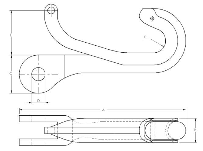 Ship hook - STDR - 4310, STDR - 4320 - Griffin-Woodhouse - quick-release