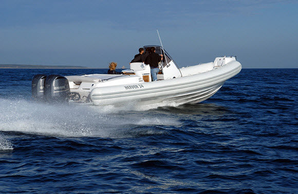Outboard inflatable boat - 34 OPEN EFB - Heaven Gommoni - twin-engine ...