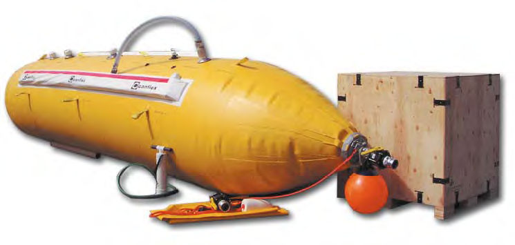 Hydrocarbon tank - Canflex - temporary storage / floating and towable