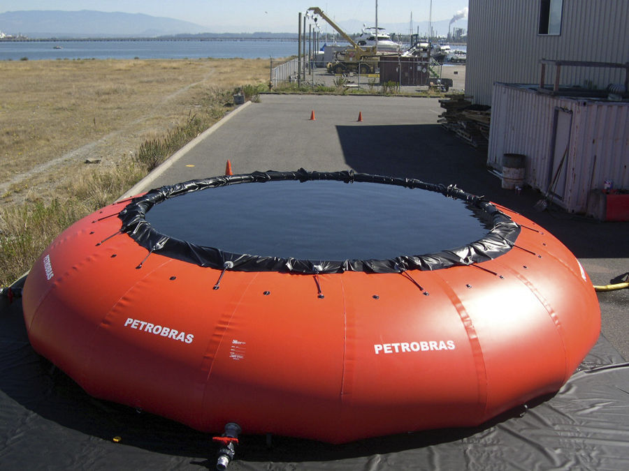 Hydrocarbon tank - Canflex - temporary storage / self-supporting / mobile