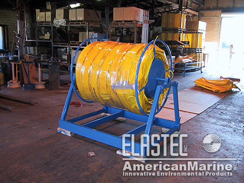 Containerized furler / anti-pollution boom - Elastec