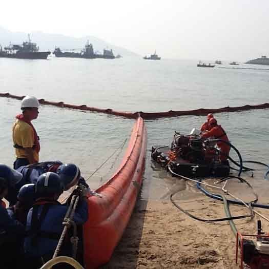 Containment boom - S series - Markleen Terra - floating / high seas