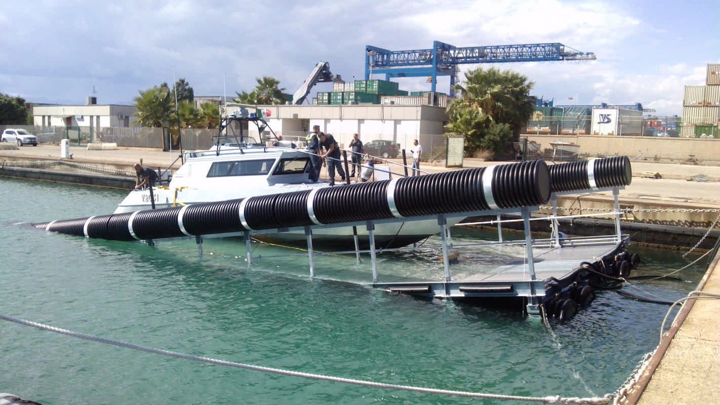 Boat lift - BSL - Italia Marine - floating / galvanised steel