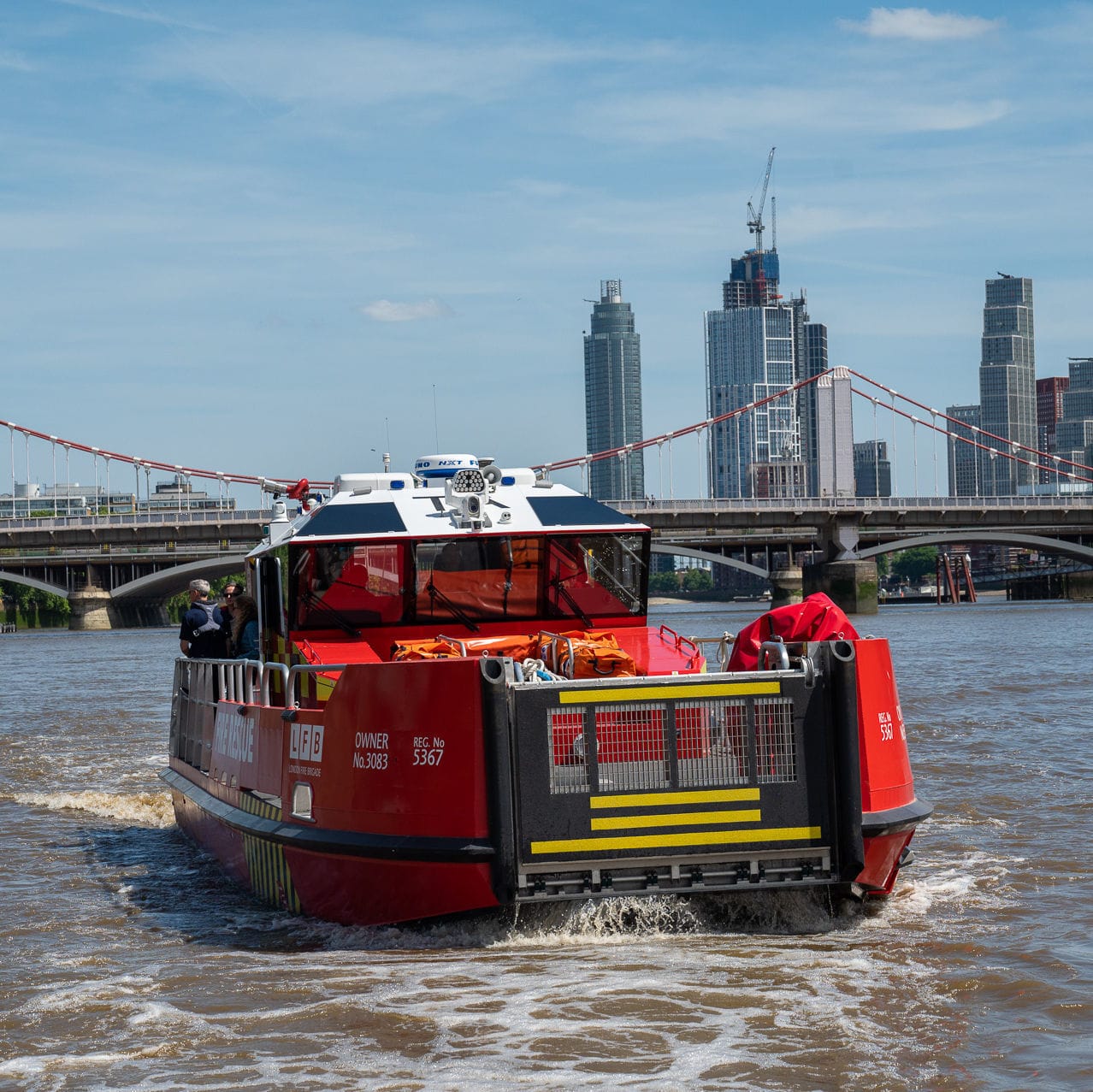Fireboat - 15m - HolyHead Marine Services - aluminum