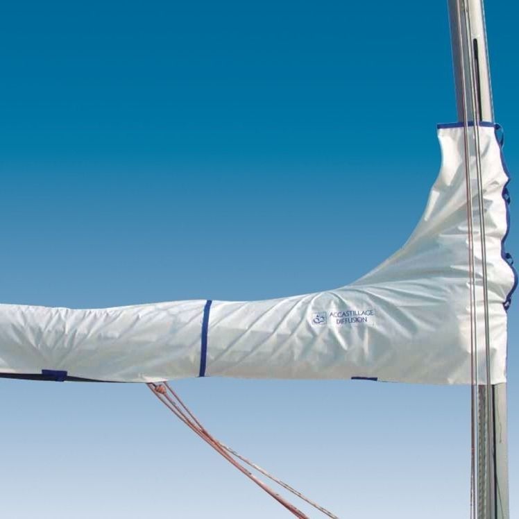 Sailboat protective cover - G95103 - AD NAUTIC - mainsail / PVC / white