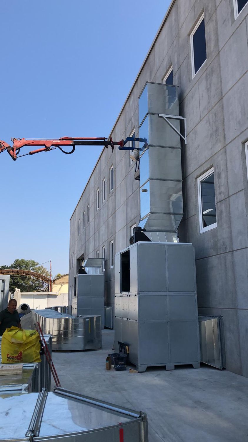 Air treatment system - AT005 - Yachtgarage - for shipyards / with filter