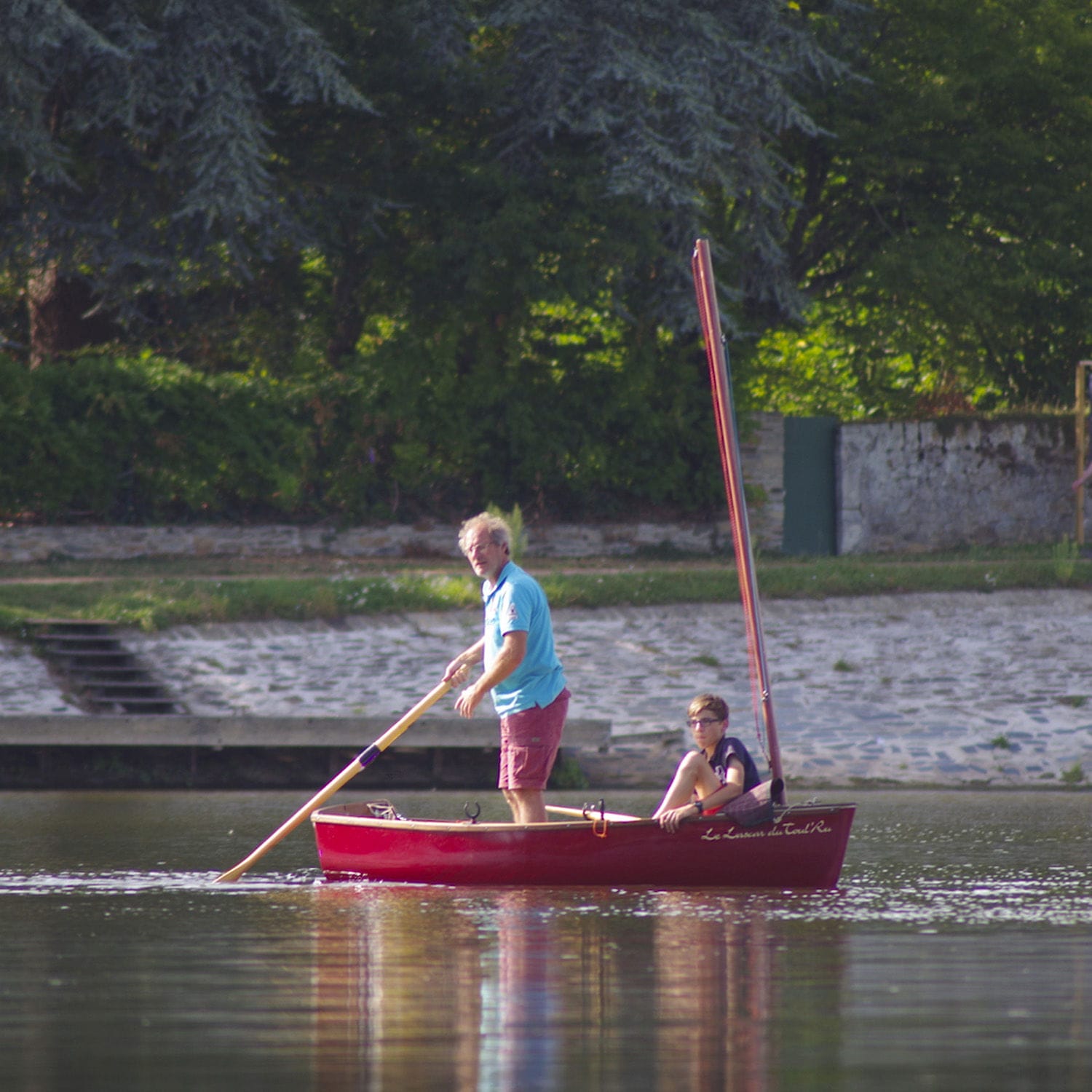 Outboard small boat - Barque A Ballast - l’Atelier des Gazelles - open ...