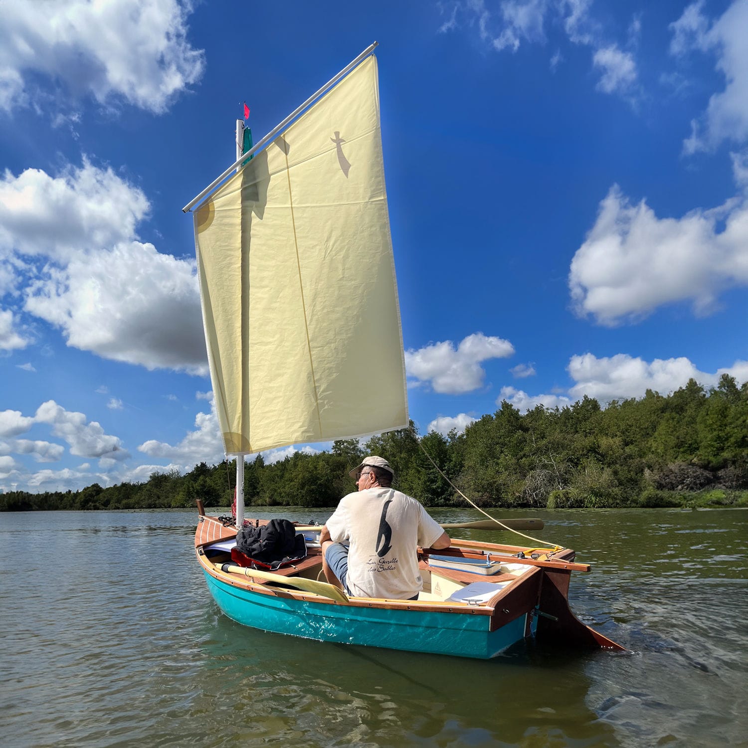Classic open sailing/rowing boat - Morgat 320 - l’Atelier des Gazelles ...