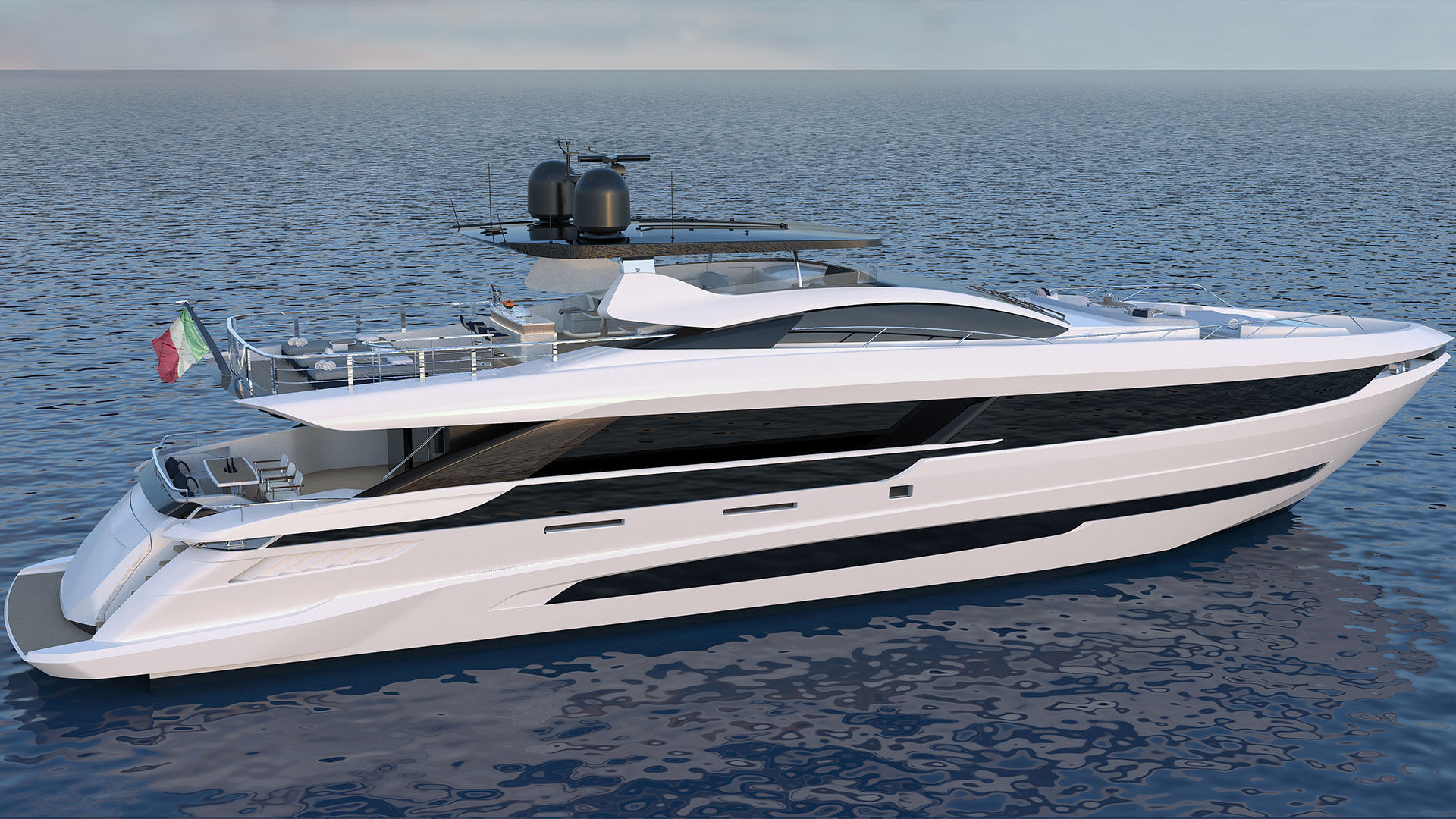 Cruising super-yacht - GRANSPORT 33 - Overmarine - hard-top / IPS POD ...