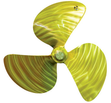 Speedboat propeller - ERIS PROPELLERS - fixed-pitch / shaft drive / 3-blade