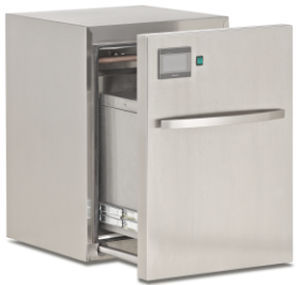 Ship waste compactor - vacompact 60 L - Vacompact GmbH - for yacht