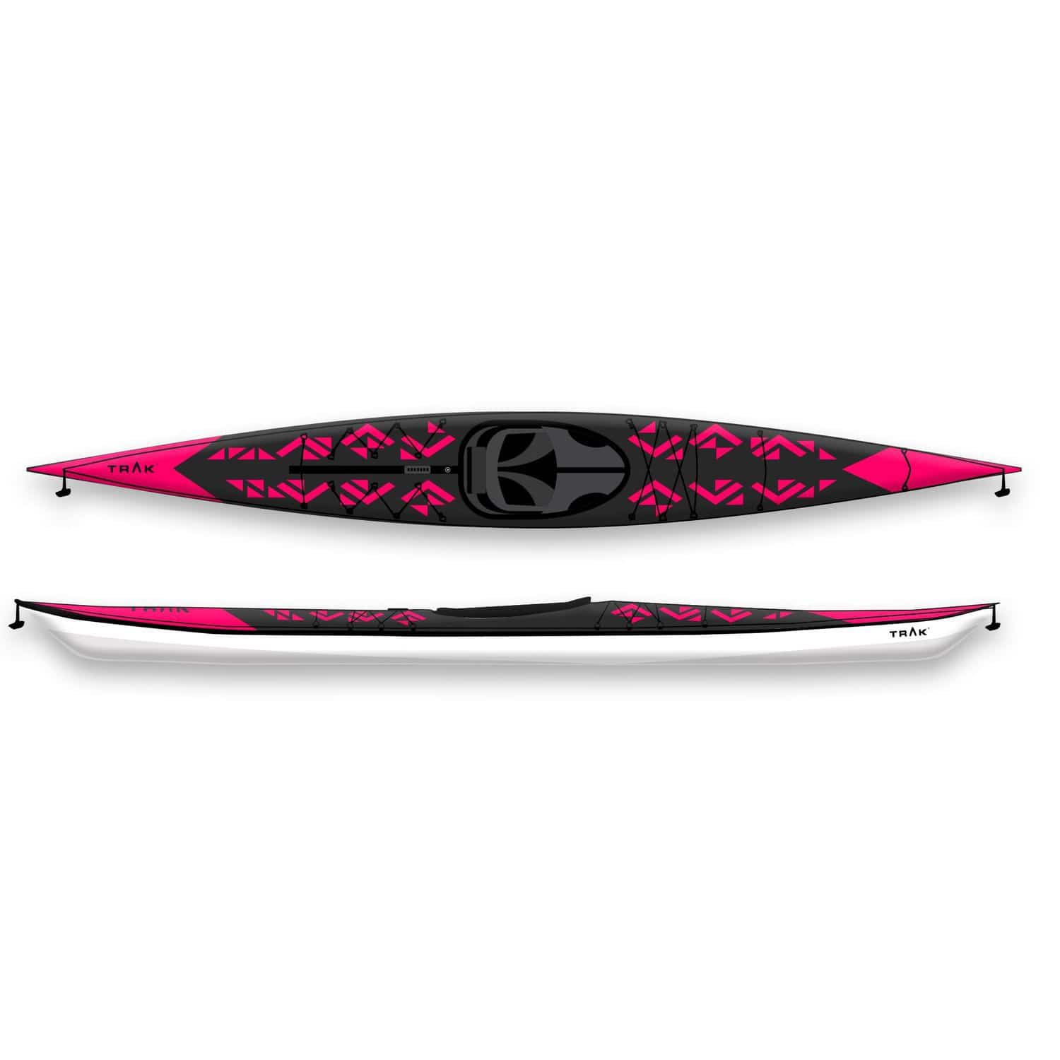 Inflatable kayak - FUCHSIA - TRAK Kayaks - touring / sea / adult