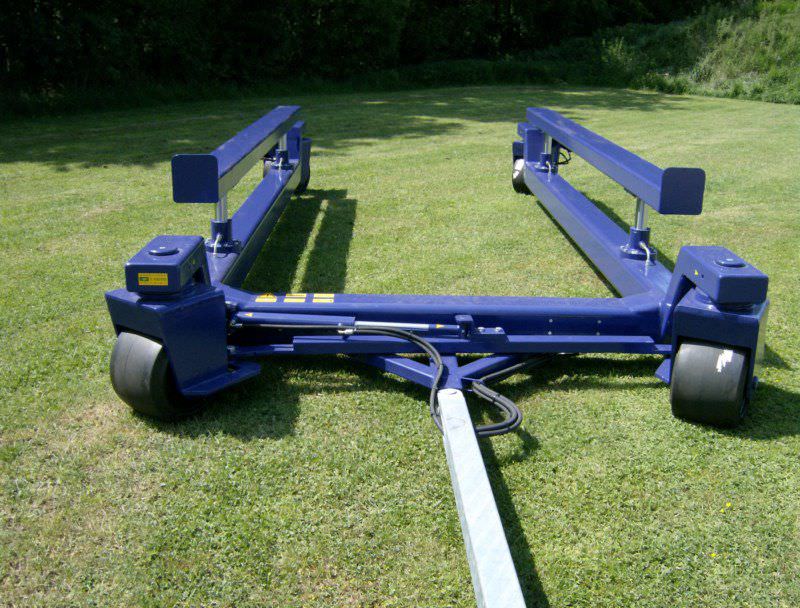 Handling trailer - SLW 2 AWS - Schilstra Boatlift Systems - shipyard ...