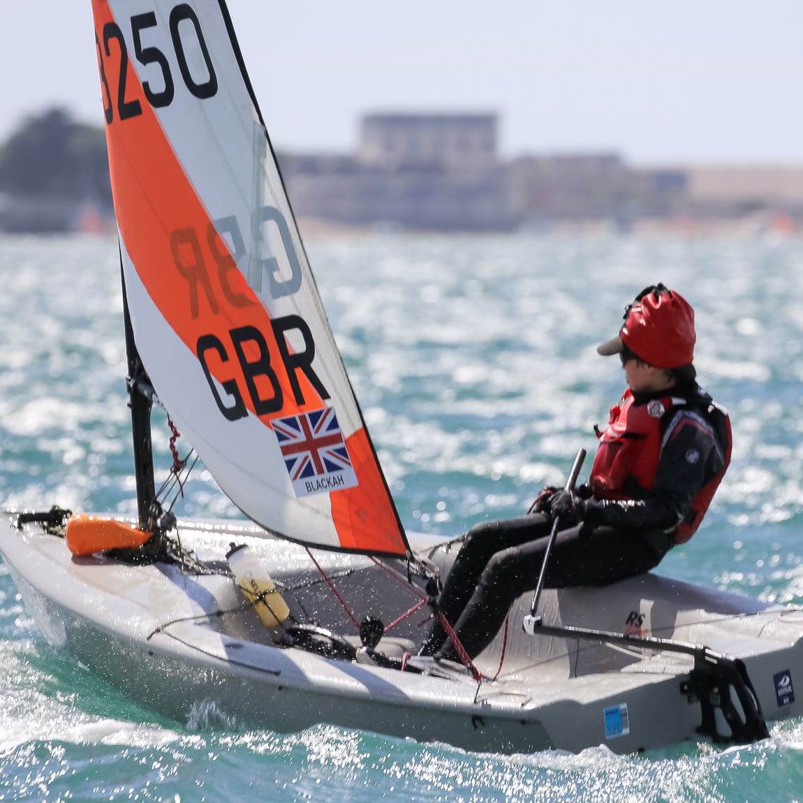 Single-handed sailing dinghy - TERA - RS Sailing France - children's ...