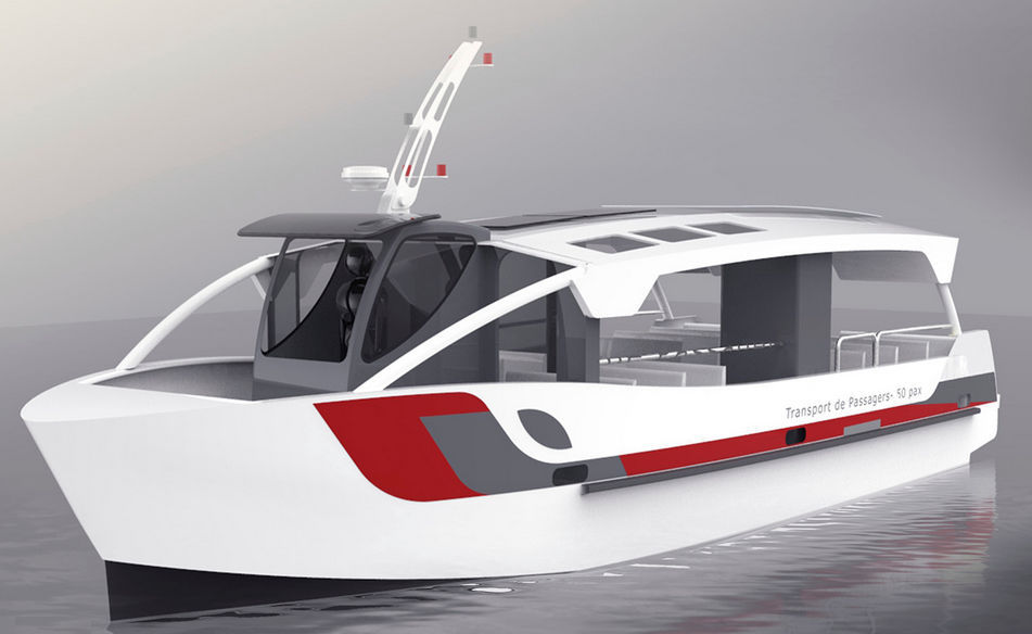 Excursion boat - 12M 48 PAX HYBRIDE - ODC MARINE - inboard / diesel ...